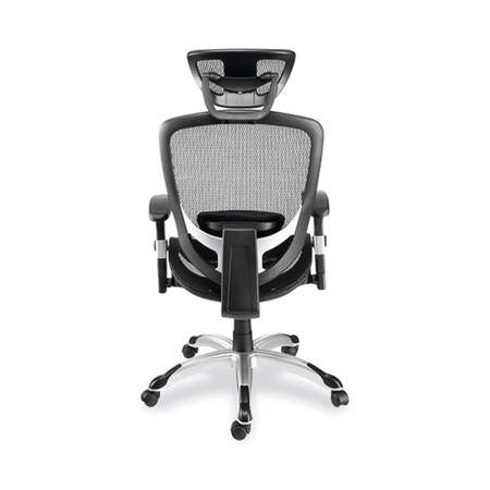 FlexFit Hyken Mesh Task Chair Supports Up to 300 lbs 17.24 to 20.98 Seat Height Black Silver